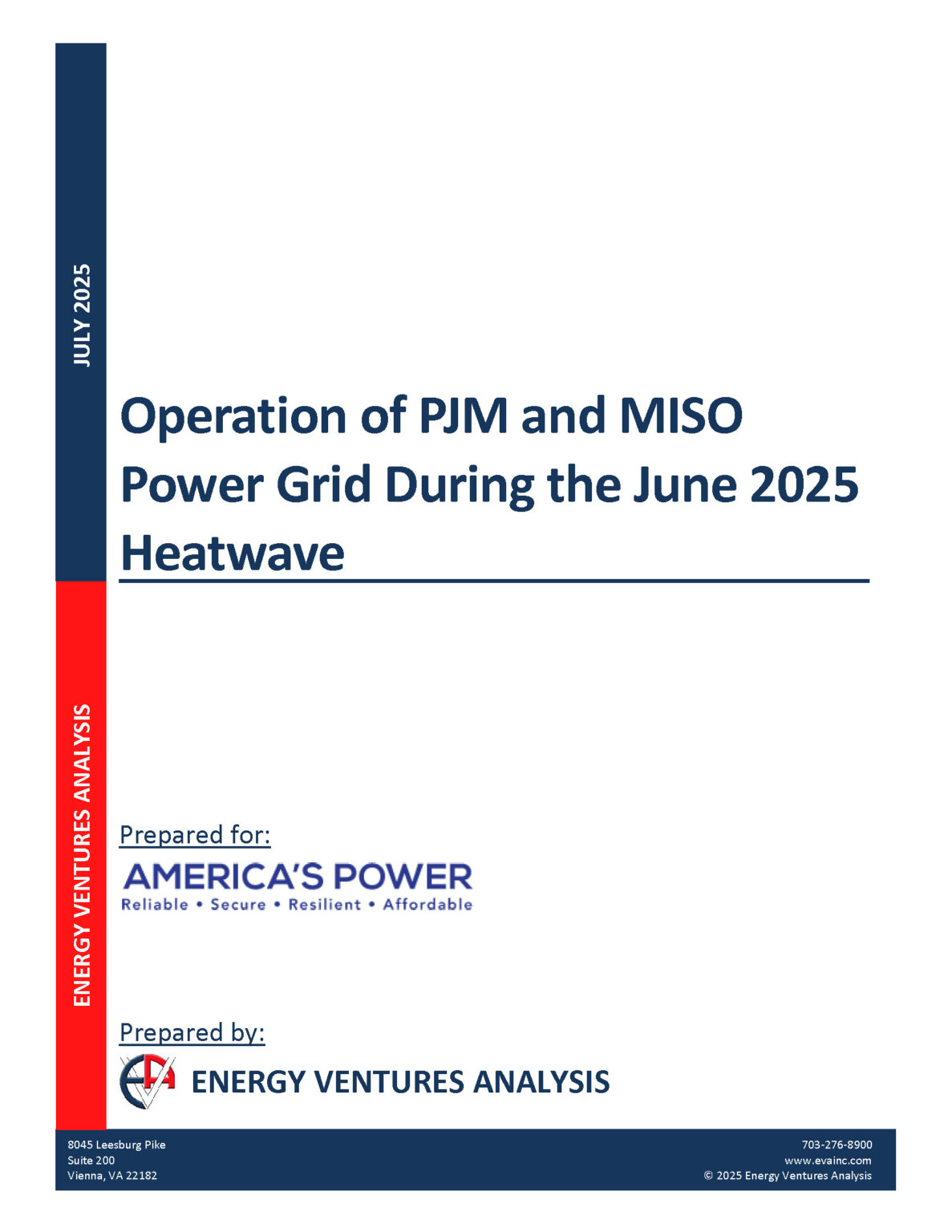 Operation of PJM and MISO Power Grid During the June 2025 Heatwave ...